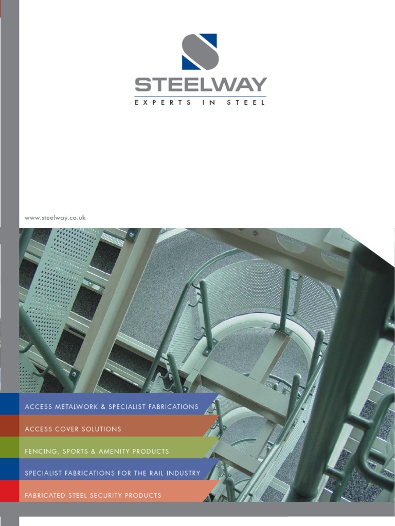 Steelway Group Brochure 2010 | PDF | Stairs | Metal Fabrication