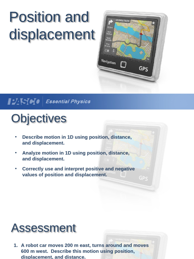 Physics 1.01 Position and Displacement | PDF | Latitude | Geometry