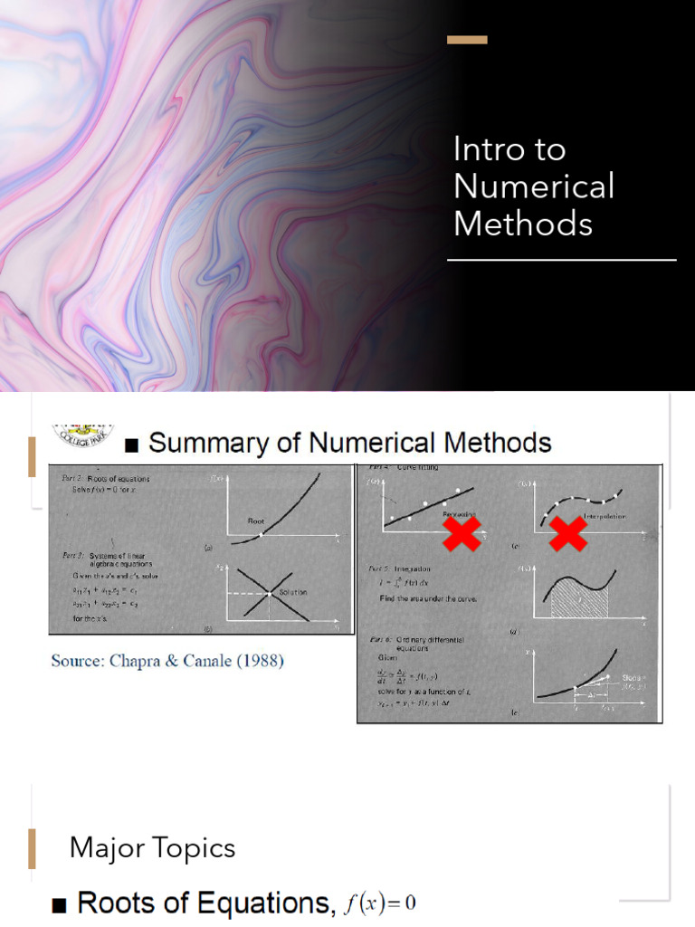 Intro To Numerical Methods | PDF