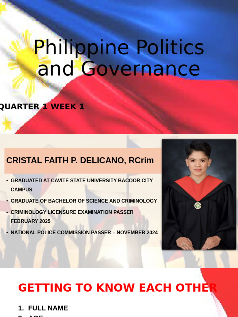 Philippine Politics and Governance Overview | PDF | Governance | Power ...