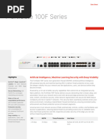 Fortigate 100F Series: Data Sheet | PDF | Computer Network | Transport ...