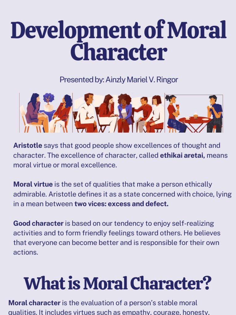 Developing Moral Character Traits | PDF | Virtue | Emotions