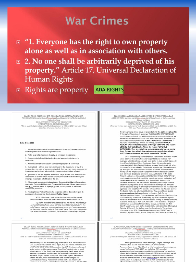 That Means War - THE SECOND THE USA INC VIOLATES YOUR DUE PROCESS AND ...