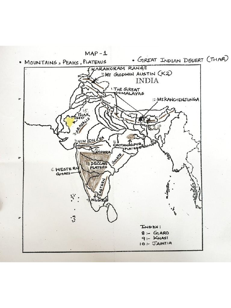 Class 10 Map Pointing - 250728 - 135846 | PDF