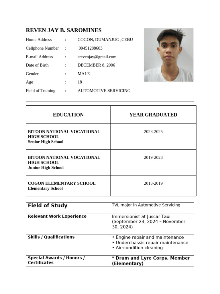 Resume RJ | PDF