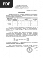 Puducherry LDC & UDC Syllabus 2025 | PDF