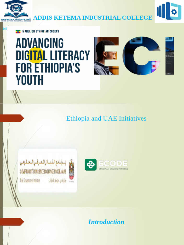 5 Million Ethiopian Coders Initiative | PDF | Artificial Intelligence ...