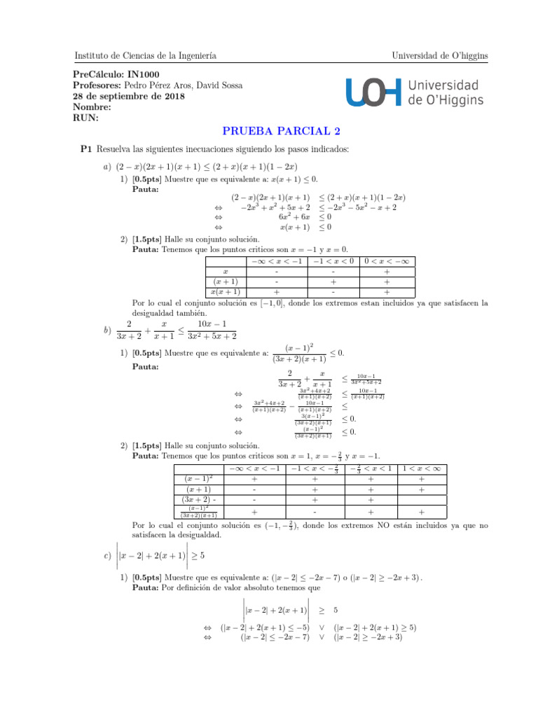 PP2 Pauta | PDF
