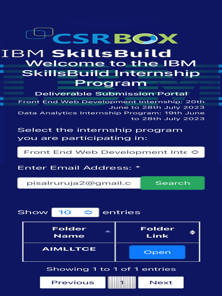 Ibm - Skillbuild - Csrbox | PDF