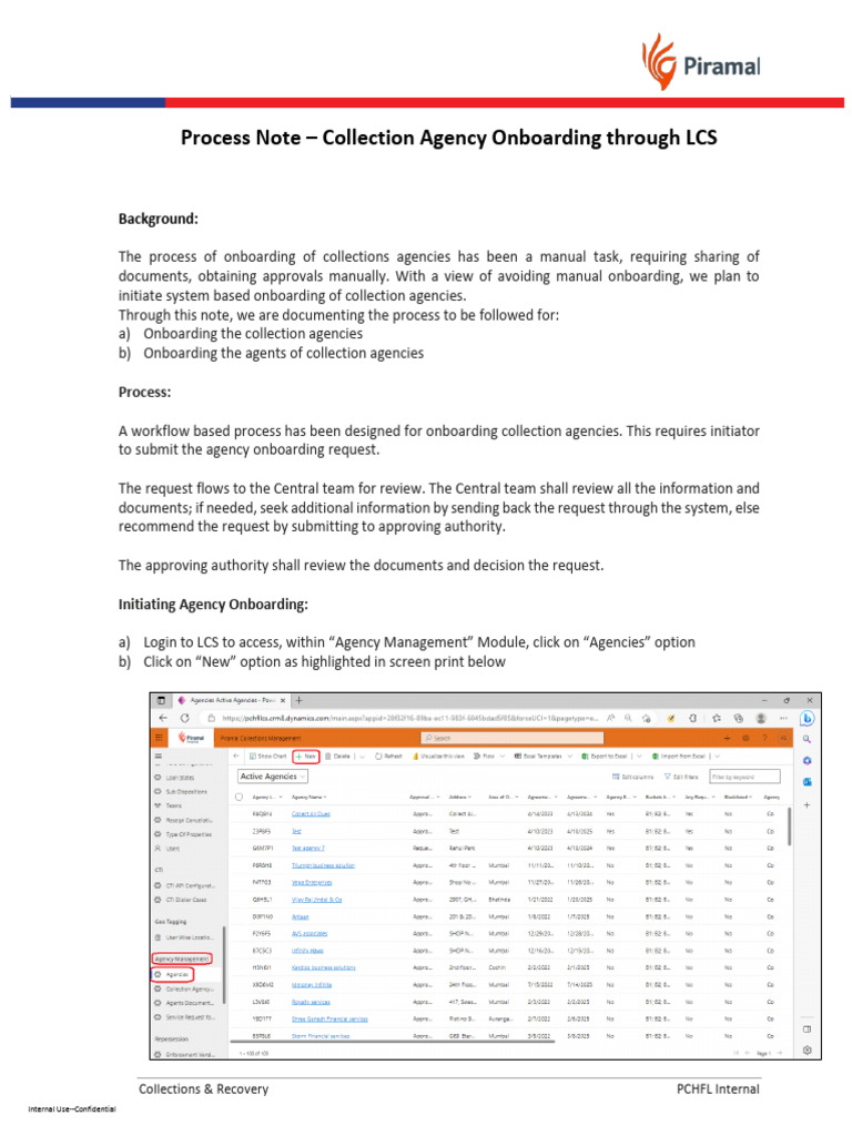 Collection Agency Onboarding Process Guide | PDF | Identity Document ...