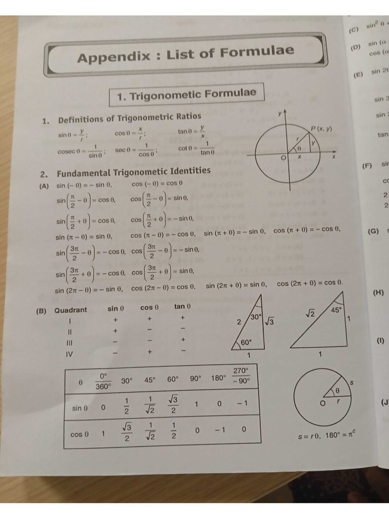 EM 1 Formulas | PDF