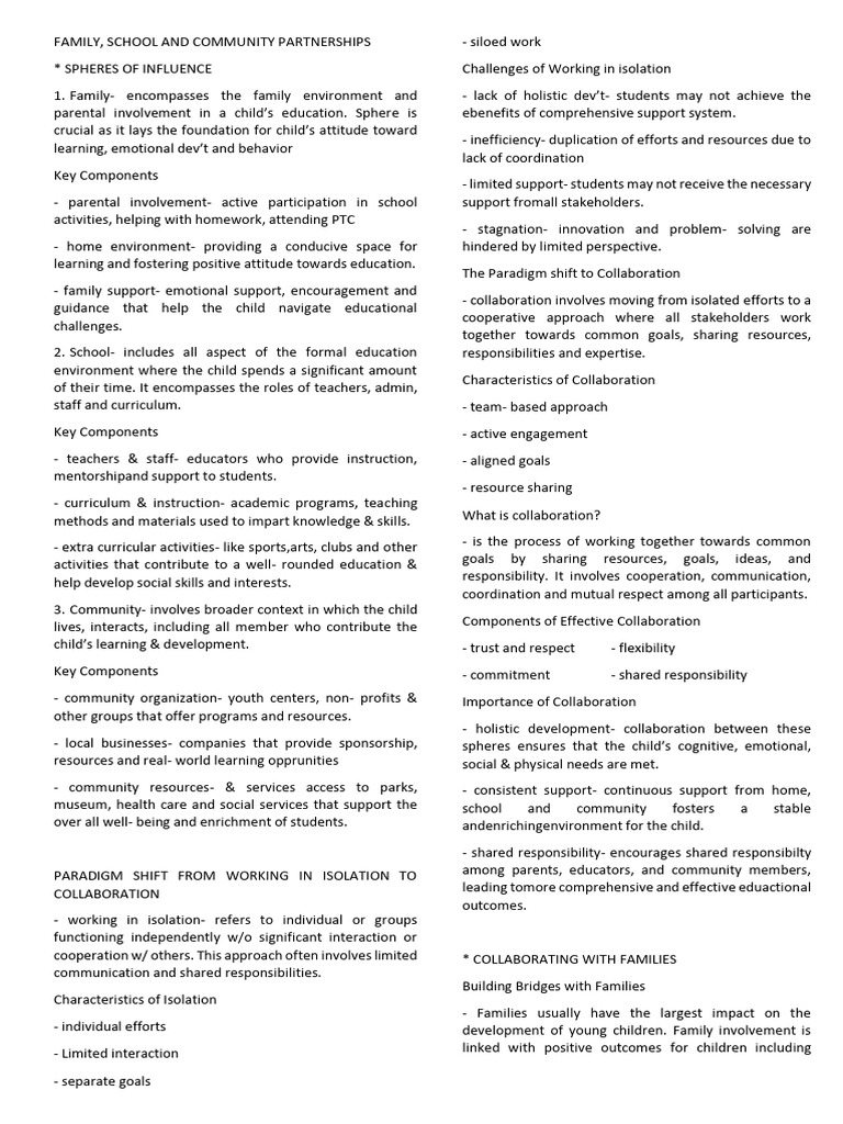 III Eced 1 2 Prelim Notes | PDF | Teachers | Learning