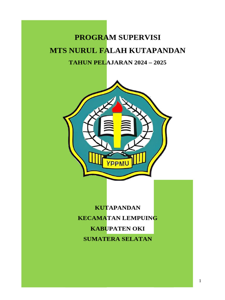 Program Supervisi | PDF