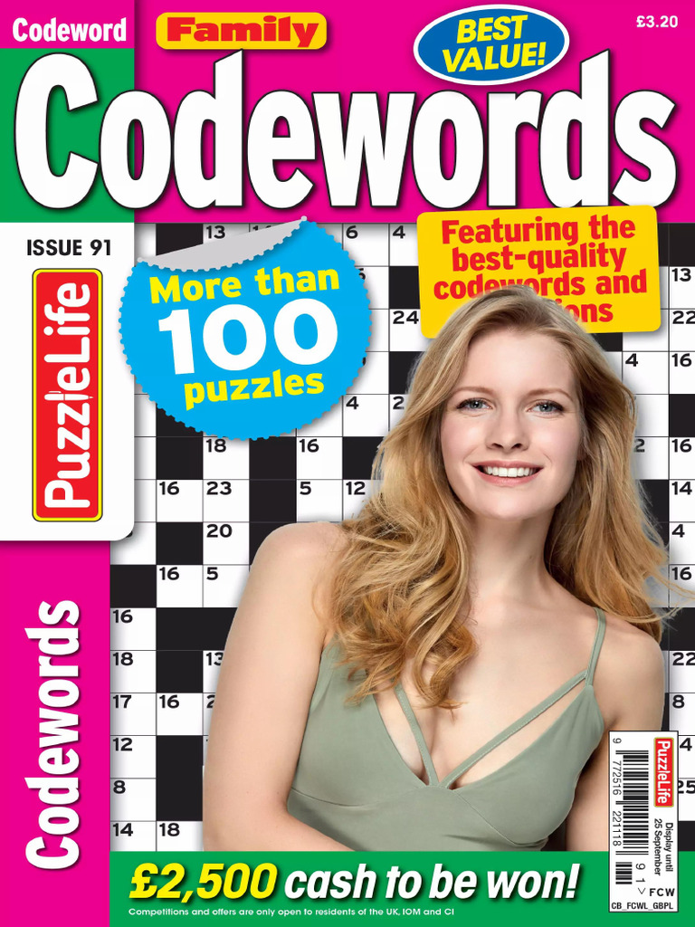PuzzleLife Family Codewords I91 2025 T | PDF