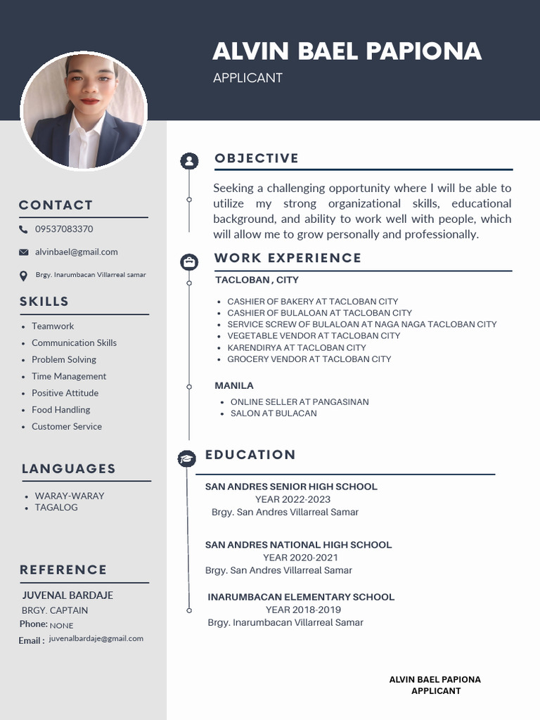 Blue and Gray Simple Professional CV Resume - 20250830 - 212302 - 0000 ...