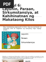 Edited Esp 10 Module 8 Layunin Paraan Sirkumstansya | PDF