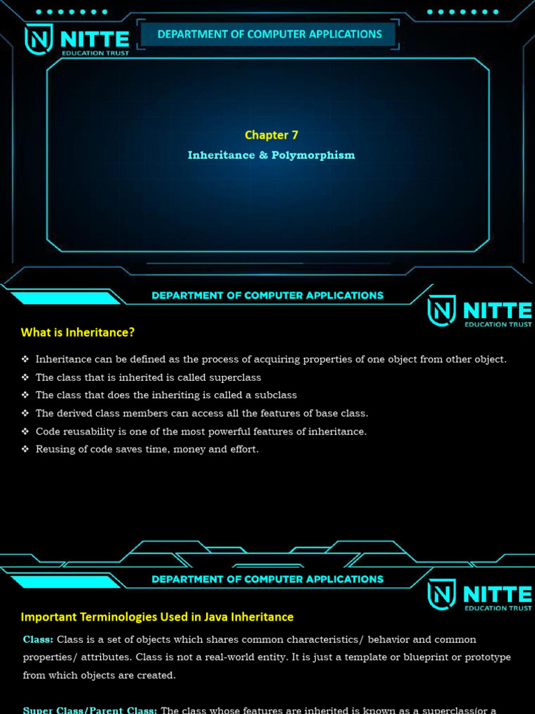 Chapter 7 - Inheritance - by Naveen Kumar | PDF | Inheritance (Object Oriented Programming ...