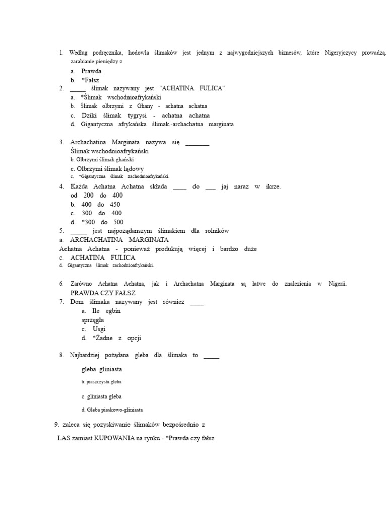 GST 203 Pytanie I Odpowiedź | PDF