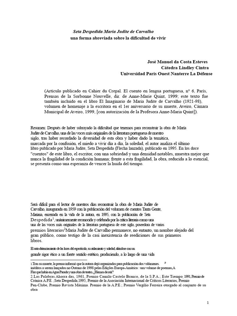 Flecha Despedida_en Forma | PDF | Narración | Novelas