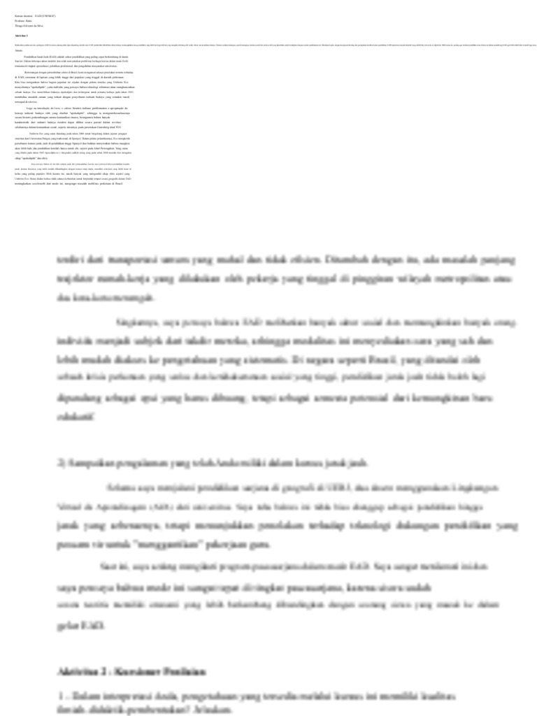 Pentingnya EAD dalam Pendidikan Modern | PDF