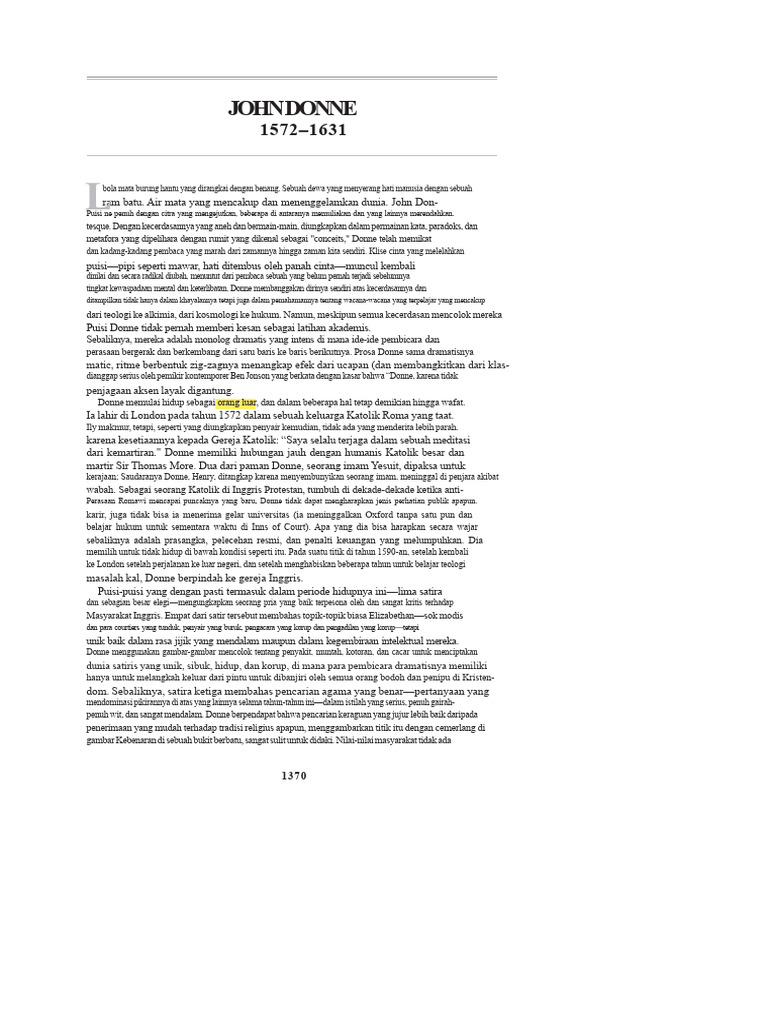 Antologi Norton Sastra Inggris, Edisi Kesembilan, Vol. Paket 1 Volume A ...