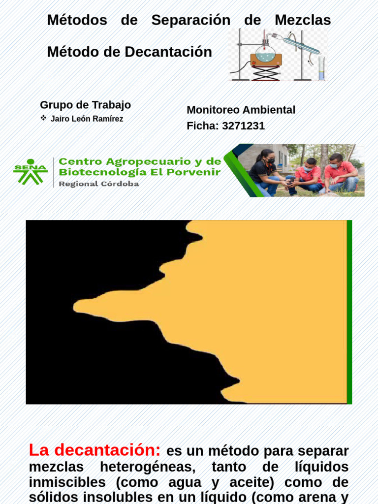 Decantación: Método de Separación Efectivo | PDF