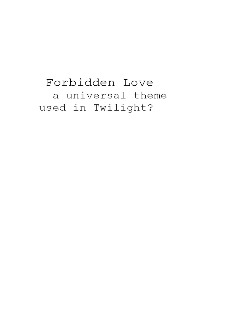 Essay About Twilight | PDF | Twilight (Novel Series) | Twilight (Meyer ...