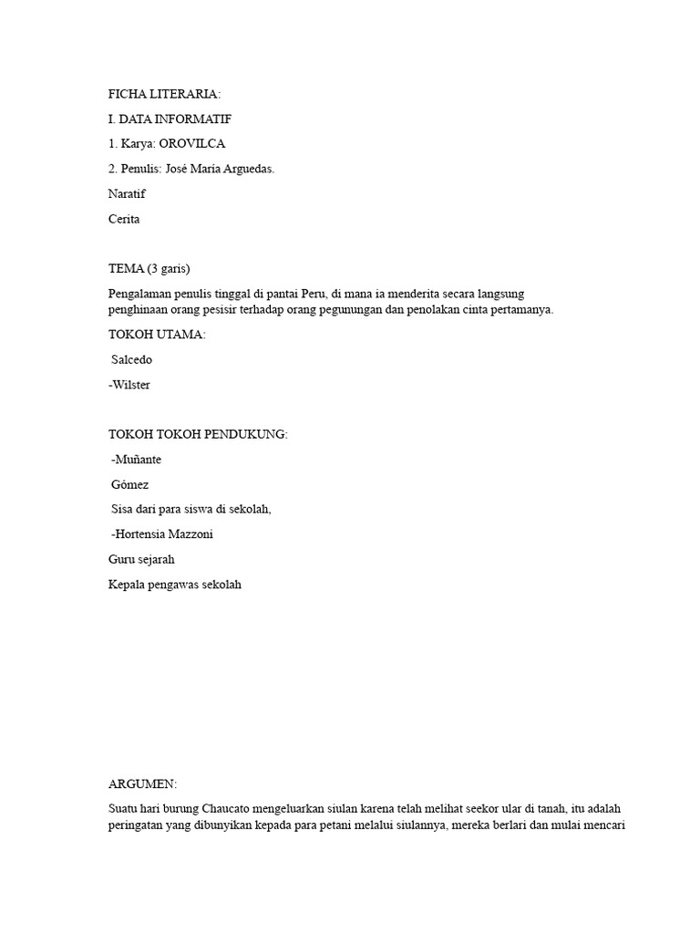 FICHA LITERER | PDF
