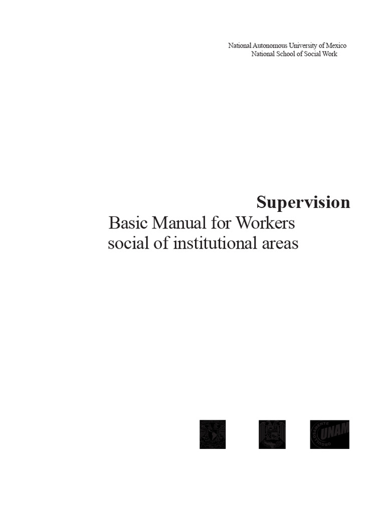 Social Work Supervision Manual Guide | PDF | Evaluation | Knowledge