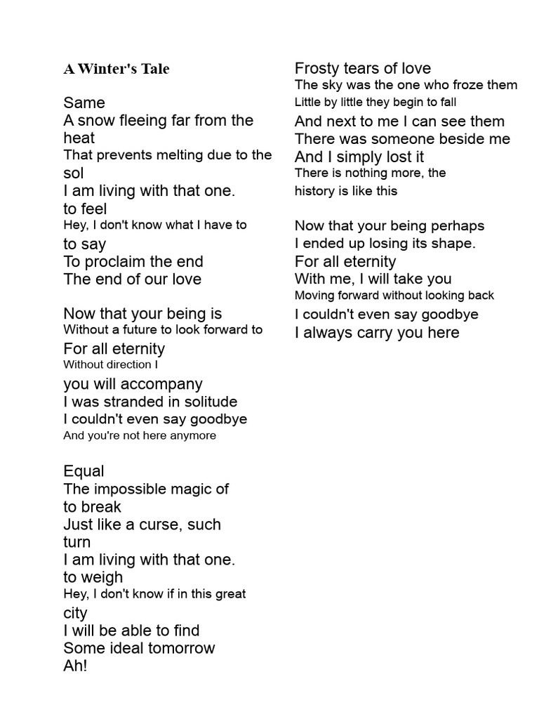 Given, Rumbling, Unravel, Cry Baby | PDF