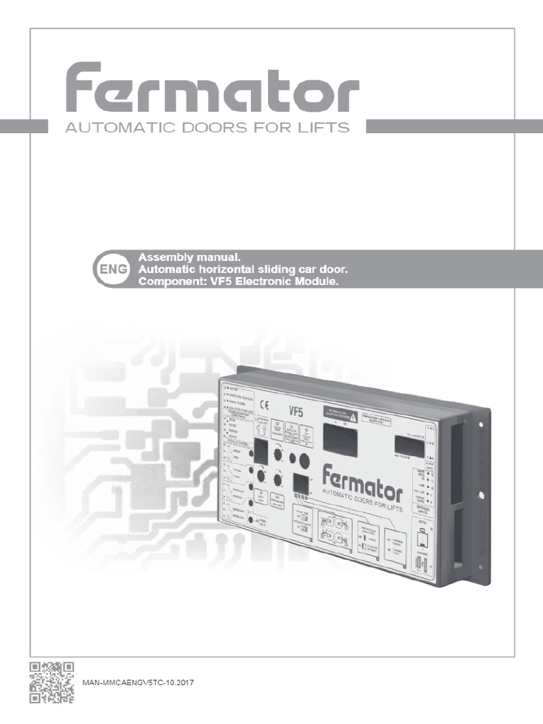 Fermator VCI VF5A CI0 Series VF5 Assembly Manual | PDF