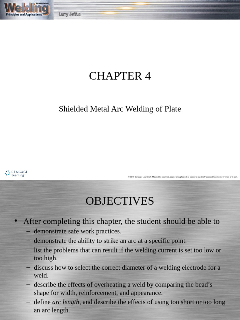 CH 4 Shielded Metal Arc Welding of Plate | PDF | Welding | Construction