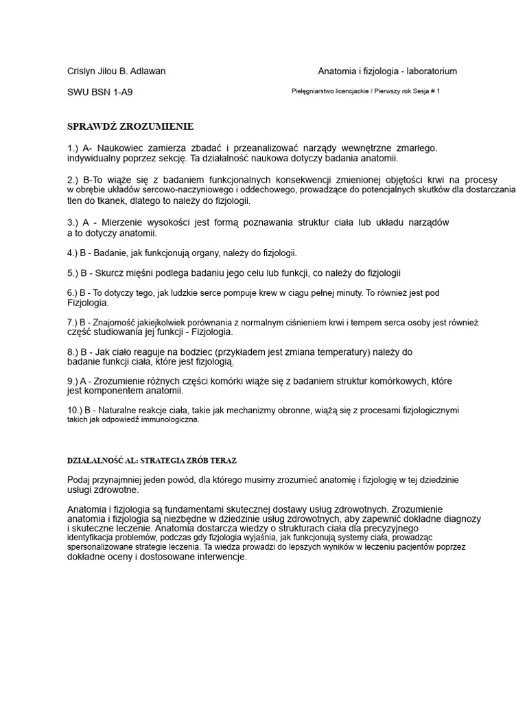 Hes 029 Lab Sas 1 | PDF