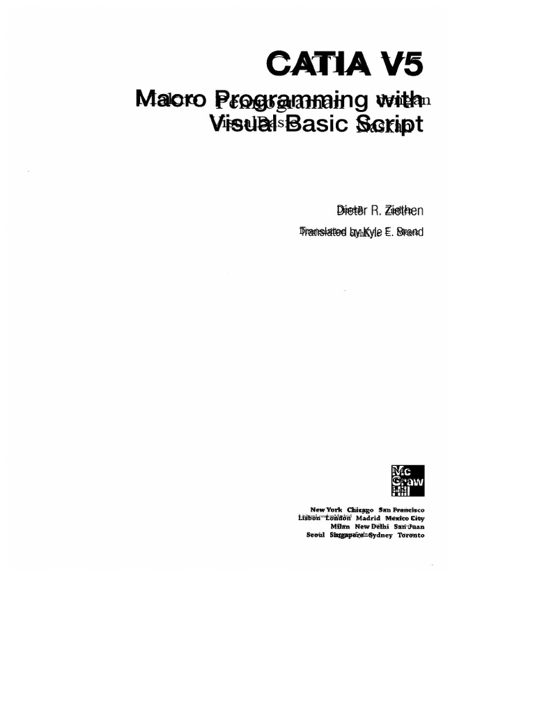 Pemrograman Makro CATIA V5 Dengan Skrip Visual Basic | PDF