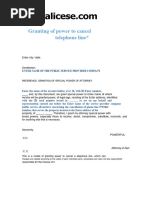 Sample Letter Cancellation Internet Provider | PDF | Finance & Money ...