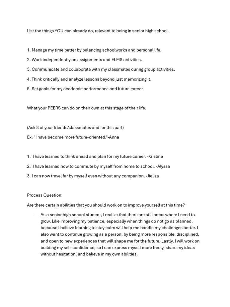 PerDev Activity | PDF