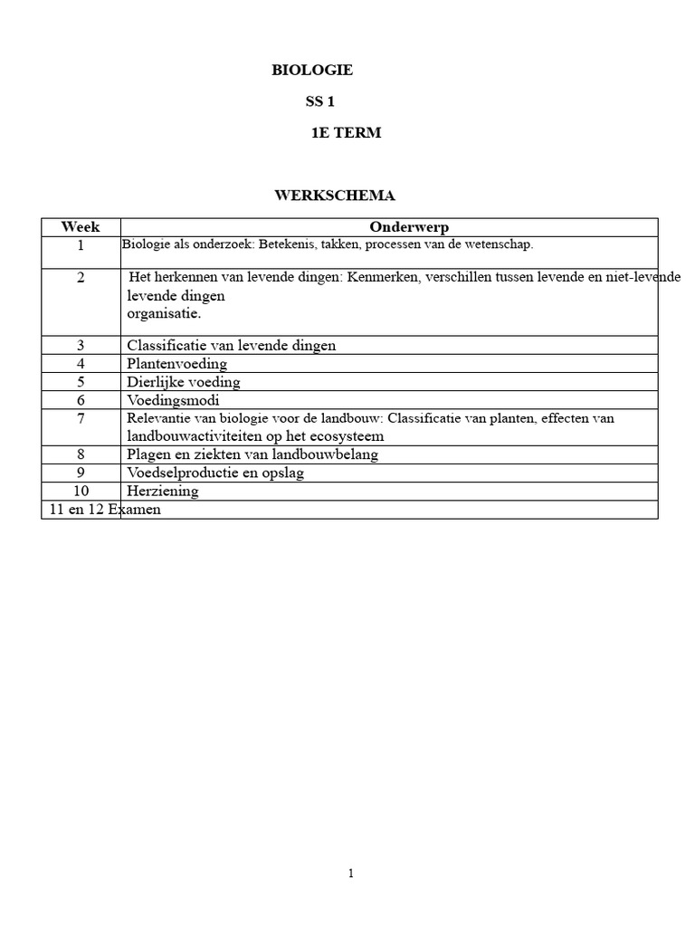 Biologie-SS-1 | PDF