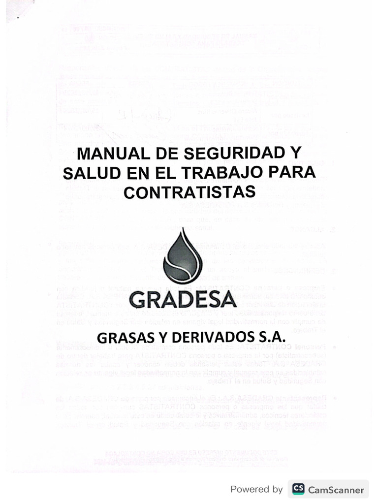 Manual SST Contratistas | PDF