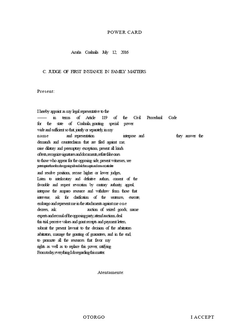 General Power of Attorney | PDF