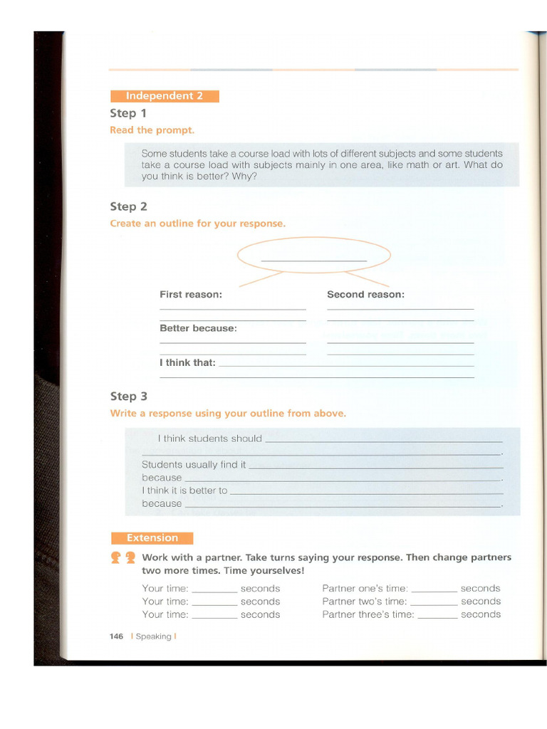 Basic Skills For TOEFL 1 Speaking | PDF
