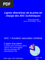 Conduite A Tenir en Cas D'avc Infirmiers | PDF | Accident vasculaire cérébral | Maladies et troubles
