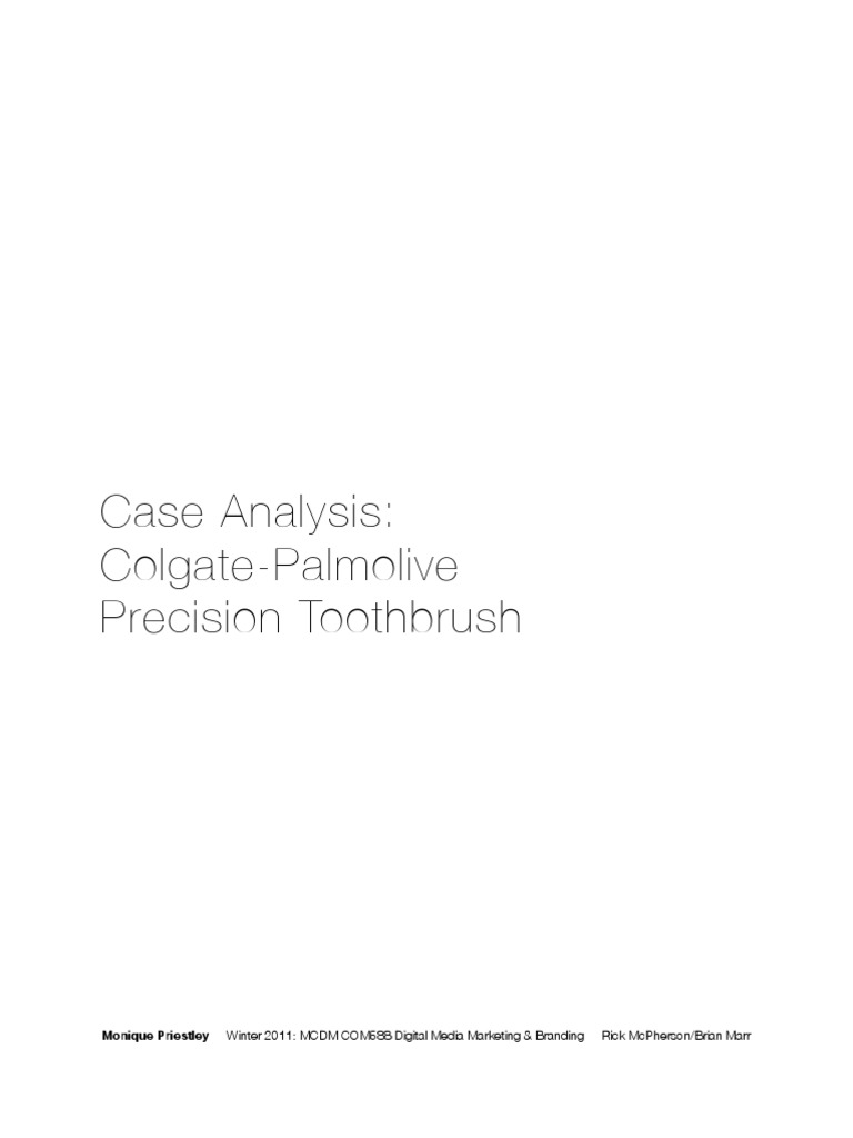 Colgate Case Analysis | PDF | Brand | Strategic Management