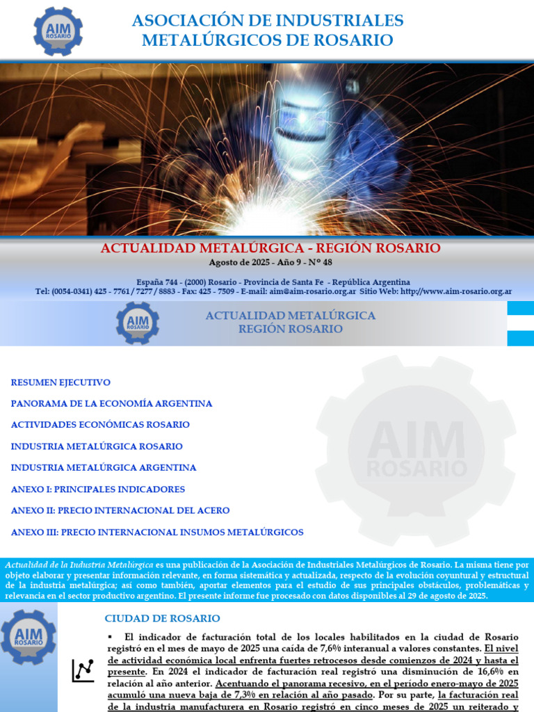 Crisis en la industria metalúrgica: pese al crecimiento de la facturación, cada vez hay más ...