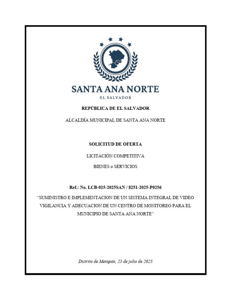 Documento de Solicitud de Oferta | PDF | Estado financiero | Contabilidad