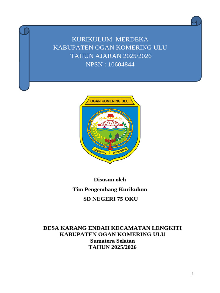 Contoh KSP 20252026 | PDF