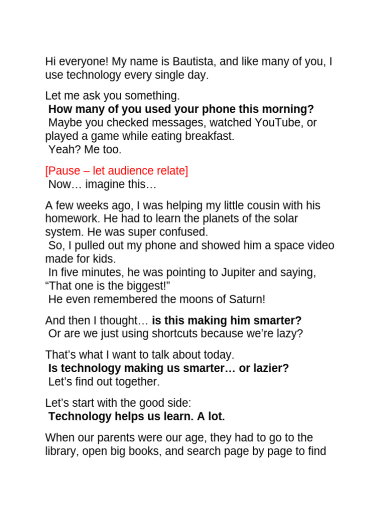 Is technology making us smarter or lazier | PDF