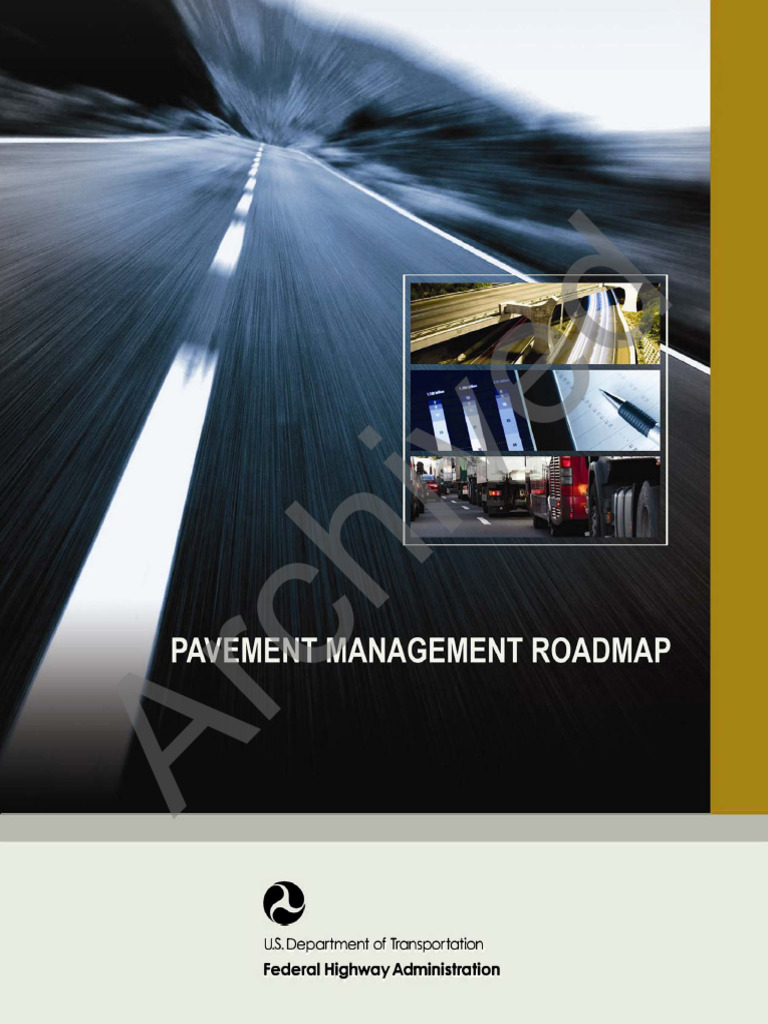Pavement Management Roadmap | PDF | Litre | Road Surface