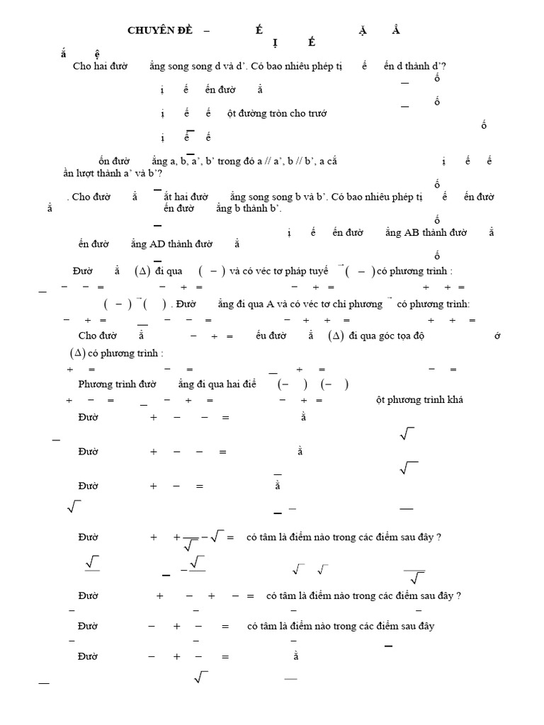 Phep Bien Hinh-Da | PDF