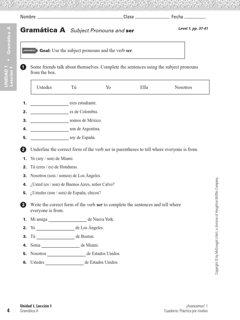 Gramática: Pronombres y Gustar | PDF