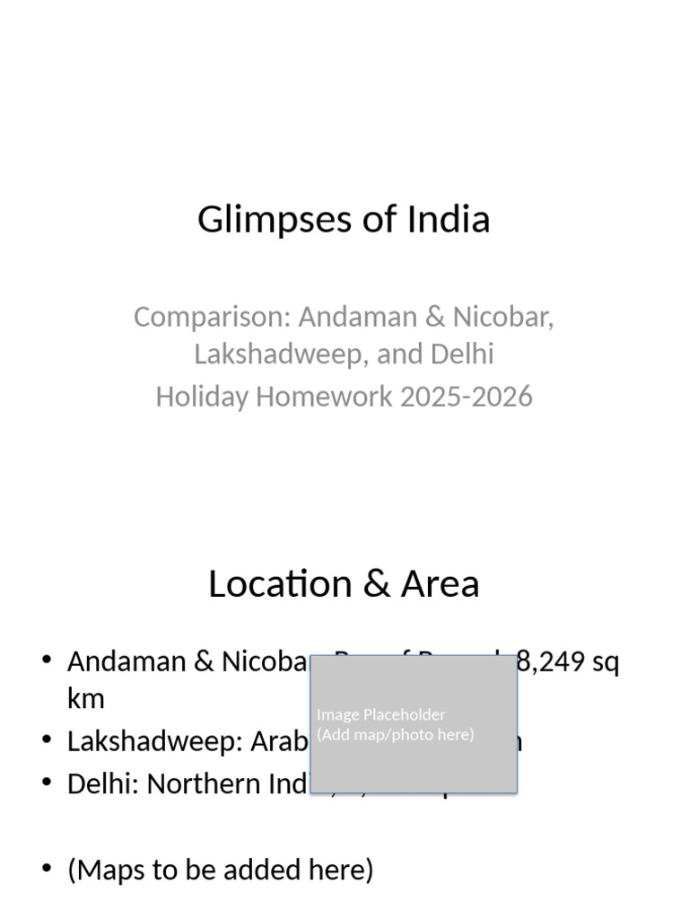 Glimpses of India Project With Images | PDF